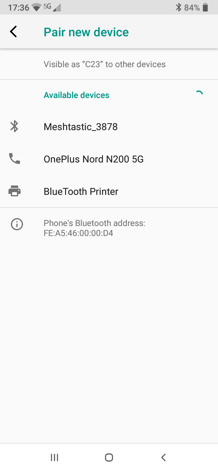 Pairing the Meshtastic Radio with Your Bluetooth SmartPhone